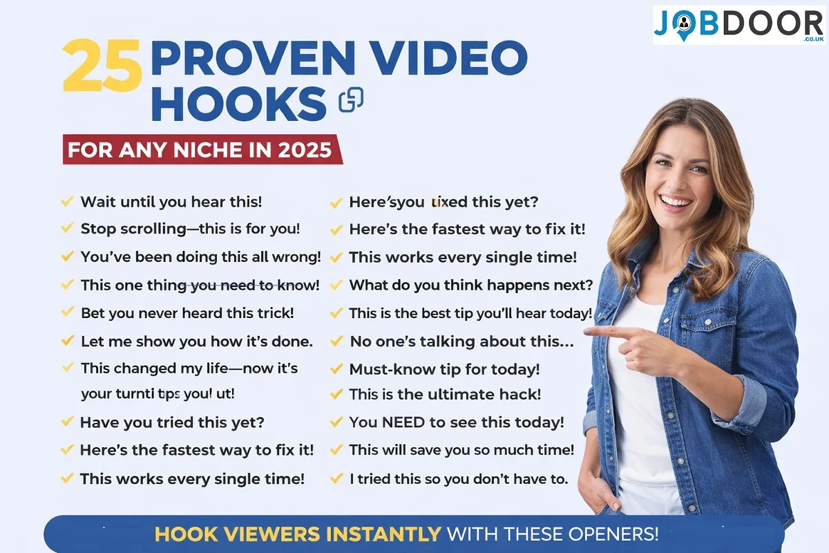 25 Proven Video Hooks That Instantly Grab Attention & Views